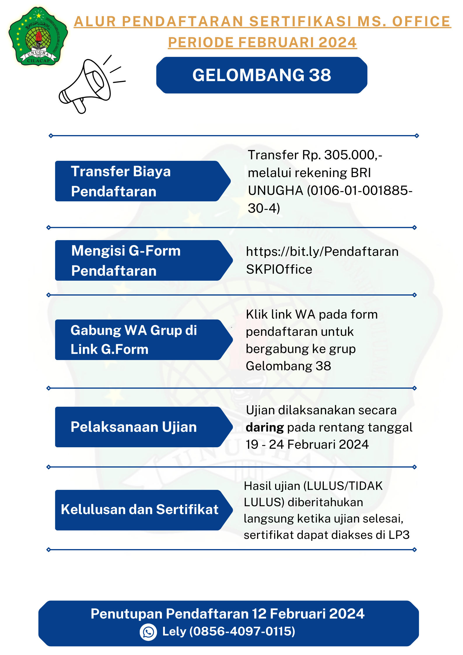 Sertifikasi Microsoft Office Gelombang 38 – LP3 UNUGHA